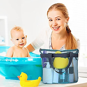 12 Pcs Mesh Shower Caddy Bag Bulk 12.2 x 10.24 Inches Quick Dry Bag with Zipper for Gym Portable Shower Tote Hanging Toiletry and Bath Organizer for Swimming Camping Travel College Dorm Beach Sports