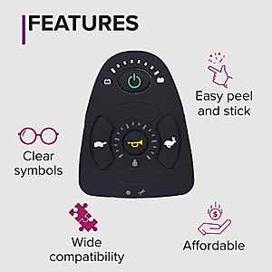 AlveyTech Keypad for 4-Key Dynamic Shark DK-REMD01 and DK-REMD02 (MK5 SPJ+) Joysticks - Replacement Power Chair Joystick Controller Rubber Pad (MC-GLA80843 / 1165094/82674 / 301201-22 / PLSINDV1264)
