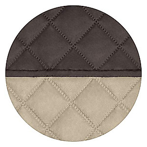 PureFit Reversible Quilted Sofa Cover, Water Resistant Medium Slipcover Furniture Protector, Washable Couch Cover with Non Slip Foam and Elastic Straps for Kids, Dogs, Pets (Loveseat, Chocolate/Beige)