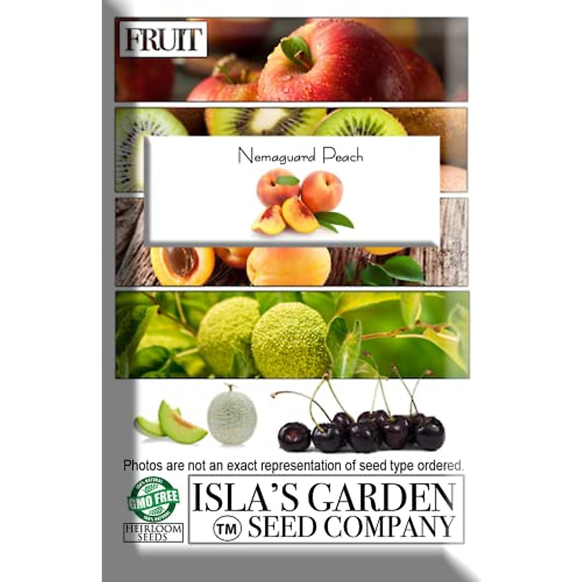 Nemaguard Peach Fruit Tree Seeds, 3 Seeds Per Packet, (Isla's Garden Seeds), Non GMO & Heirloom Seeds, Botanical Name: Prunus persica x P. davidiana