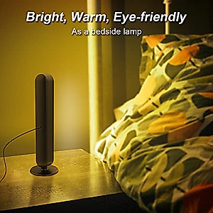 APEKX Indoor RGB LED Light Bar for Game Room, Bookshelf, TV Stand Decor with Remote - Black