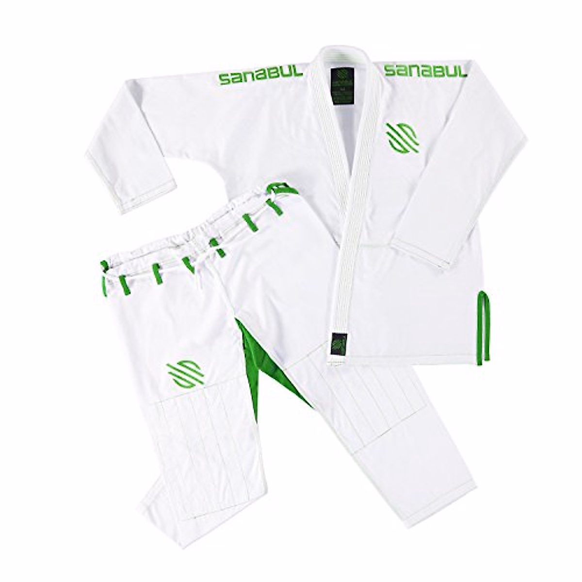 Sanabul Essential BJJ Gi for Women Brazilian Jiu Jitsu Gi for Women Lightweight Preshrunk Fabric - White, W4