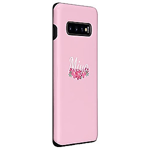 Galaxy S10+ Miya - Custom Floral Phone Cover Pink Personalized Case