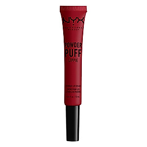 NYX PROFESSIONAL MAKEUP Powder Puff Lippie Lip Cream, Liquid Lipstick - Group Love (True Red)