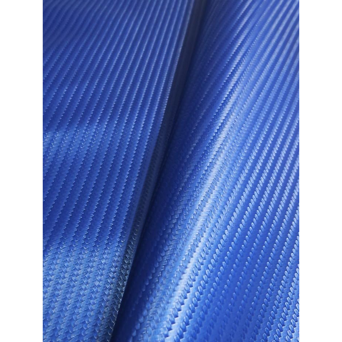 Carbon Fiber Marine Vinyl Fabric - 10 Colors - Sold by The Yard Waterproof PVC Upholstery Commercial Outdoor (Royal)