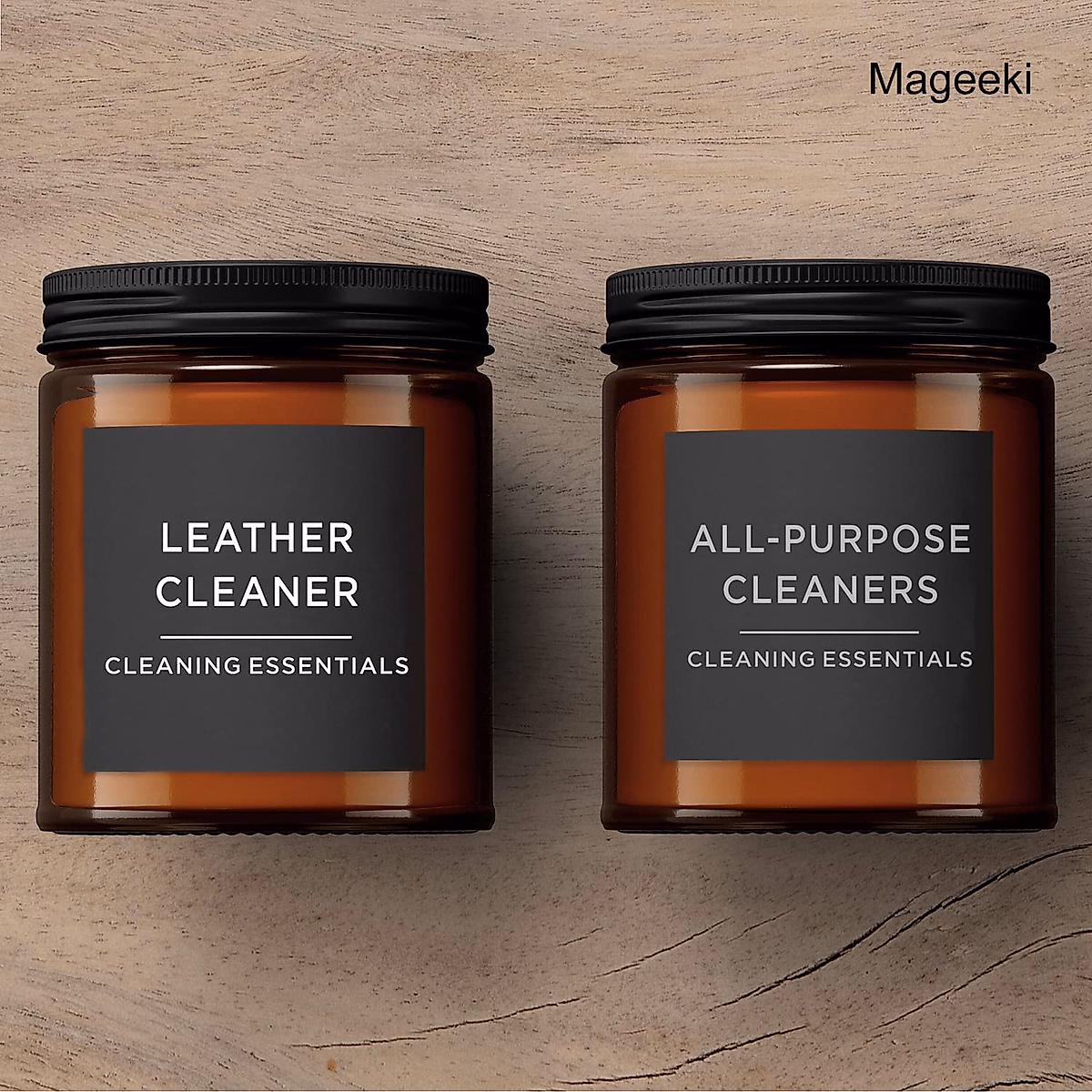 Mageeki 144 Laundry Room Labels for Organizing, Minimalist Laundry Stickers for Containers, Waterproof and Oilproof, Preprinted Organization Labels for Laundry Room, Bathroom (Black)