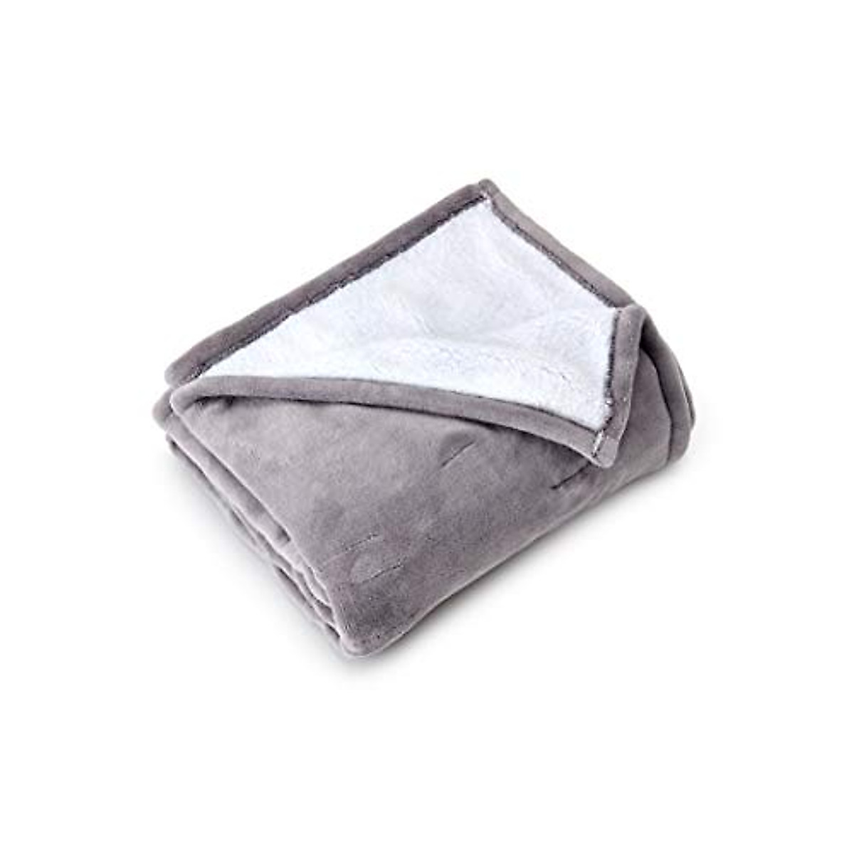 Eddie Bauer | Smart Heated Electric Throw Blanket - Reversible Sherpa - Hands Free Control - Wi-Fi Only (2.4GHz) - Compatible with Alexa, Google, iOS, Android - Gray