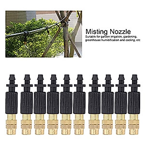 Drip Irrigation Sprayer, Misting Nozzle Cooling for Garden for 4/7mm Pipe