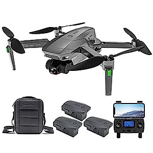 2~5 Days Delivery, ZLL SG907 MAX GPS Drones with Camera for Adults, 3-Axis Gimbal 4K Camera HD, Smart Return Home, Follow Me Mode, Brushless Motor, FPV Professional Drone RC Quadcopter, 3 Batteries