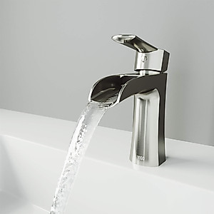 VIGO Paloma 7'' H Single Handle Single-Hole Bathroom Faucet in Brushed Nickel-VG01041BN