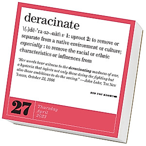 365 New Words-A-Year Page-A-Day Calendar 2023: From the Editors of Merriam-Webster