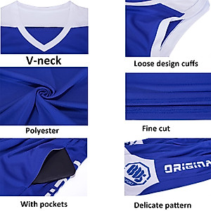 Custom Basketball Jerseys Any Name Number Team Logo - Basketball Jerseys for Men Boys Kids Aldult Basketball Uniform Set (White)