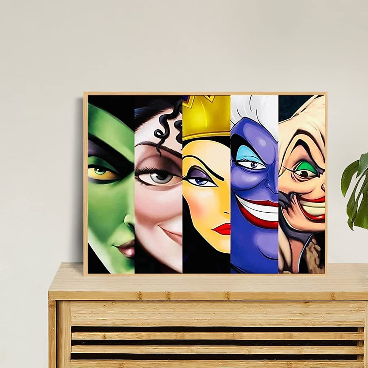 BOMUVI Paint by Numbers for Adults Beginner Paint by Numbers for Adults DIY Paint by Number Kits Acrylic Painting Villain Paint by Number Kits on Canvas Home Decor Gift for Adults Kids 16x20 in