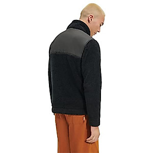 UGG Men's Seth Blocked Sherpa Jacket, Tar, Large