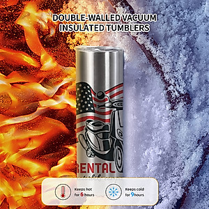 AGH 10 Pack 20oz Sublimation Tumblers Straight Skinny Tumblers, Stainless Steel Vacuum Insulated Tumblers with Lid and Straw, Double Wall Travel Coffee Tumblers, Keeping Chilled up to 12 Hours