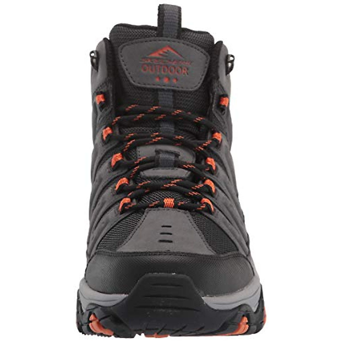 Skechers Men's Pine Midline Mid Top Lace Trail Boot Hiking, Black, 7.5