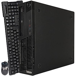 Lenovo IBM Thinkcentre M82 Business Premium Desktop PC Small Form Factor SFF, Intel Qual Core i5 up to 3.6Ghz CPU, 16GB DDR3 RAM, 3TB HDD, DVD, Windows 10 Professional (Renewedd)