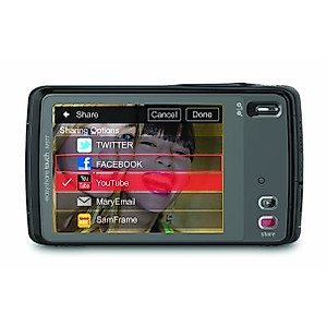 Kodak EasyShare Touch M577 14 MP Digital Camera with 5x Optical Zoom and 3-Inch LCD Touchscreen - Black