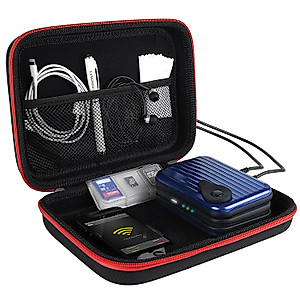 Mini Projector Case Travel Carrying Bag with Handles and Accessory Pockets fits Small Portable Projectors from TOUMEI, ARTLii, RIF6, PoFun, DBPOWER, TENKER, DR.J, GooDee, FUNAVO