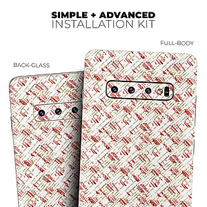 DesignSkinz Karamfila Watercolo Poppies V19 Protective Vinyl Decal Wrap Skin Cover Compatible with The Samsung Galaxy S20 (Screen Trim & Back Glass Skin)