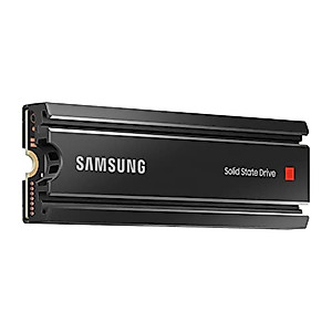 SAMSUNG 980 PRO SSD with Heatsink 2TB PCIe Gen 4 NVMe M.2 Internal Solid State Hard Drive, Heat Control, Max Speed, PS5 Compatible, MZ-V8P1T0CW
