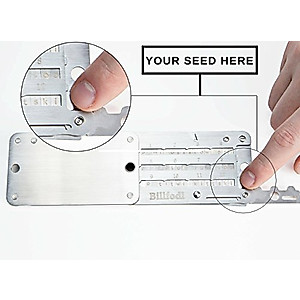 [Bundle] Ledger Nano S + Billfodl Hardware Wallet for Seed Words Backup | The Best Crypto Wallet + Cold Wallet for Crypto Compatible with BIP39 Wallets. Store Your Bitcoin, Ethereum, ERC20 and More