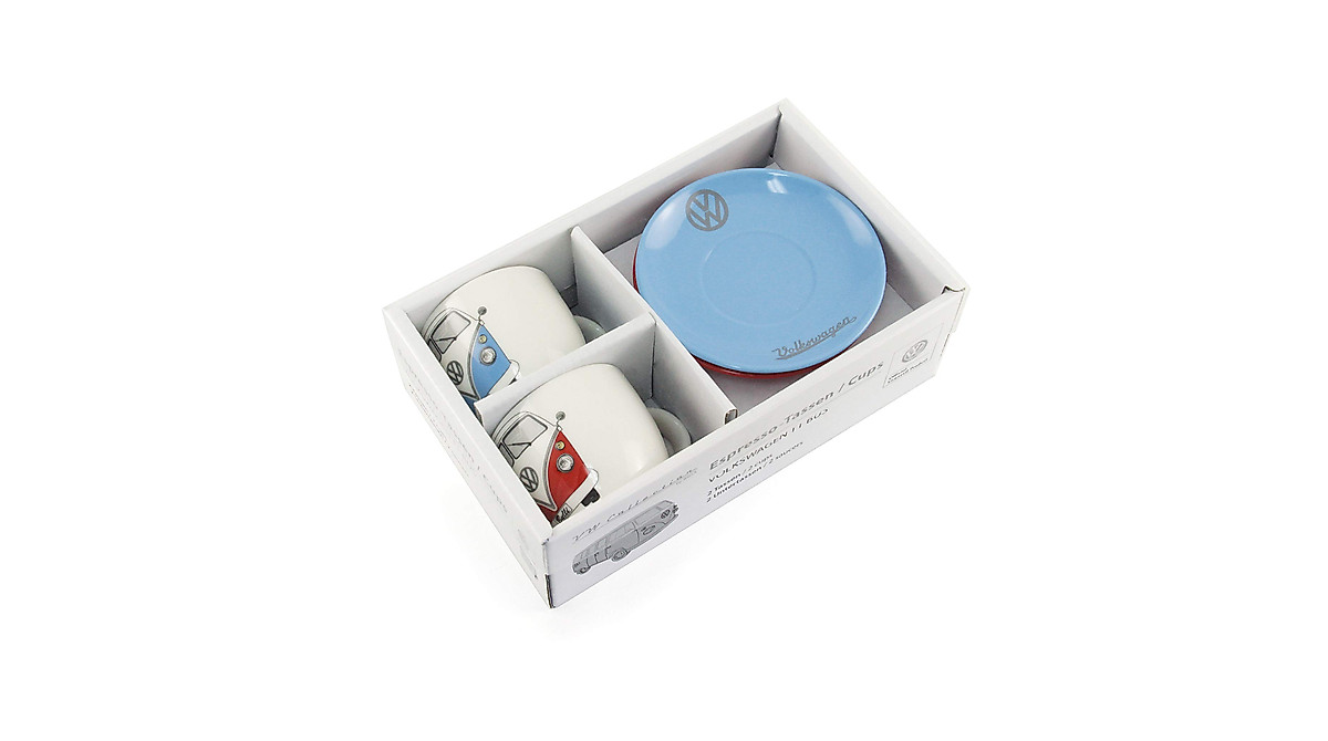 VW T1 Bus Espresso Cups Set - Stylish & Durable