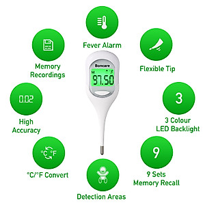 Bundle of Digital Thermometers for Fever