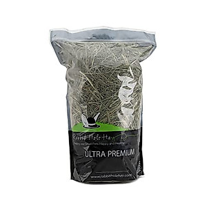 Rabbit Hole Hay Ultra Premium, Hand Packed Mountain Grass for Your Small Pet Rabbit, Chinchilla, or Guinea Pig (24oz)