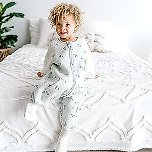 Tealbee DREAMSIE Toddler Wearable Blanket with Sleeves | Baby Sleep Bag Sack with Feet for Walkers and Walking Baby. TOG 0.8 Toddler Sleep Suit to Keep Warm (12M-2T)