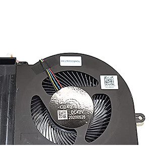 NODRLIN New 05C68F 05CC81 for Dell Alienware AREA-51M R1 R2 RTX2060 CPU & GPU Fan