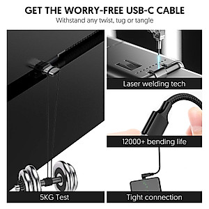 EWUONU Micro USB 90 Degree Cable [2 Pack 10FT] for Fire 7 HD8, Samsung Tablets, Galaxy S7 S6 Edge J8 J7, Xbox One, PS4 Controllers, Camera and More – Right Angled Micro USB Charging Cable