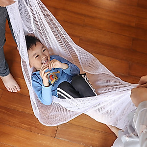 FlyLemon Child Safety Net,15ft×3ft Flexible Banister Guard, Railing Safety Net for Stairs, Balcony Safety Net for Baby Pets Cats Toys