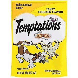 Temptations Classic Treats For Cats Tasty Chicken Flavor 1.7 Ounces