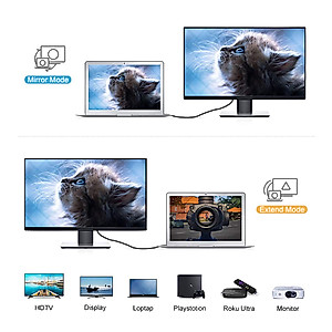 CableCreation 8K HDMI Cable 3.3FT/1m, HDMI to HDMI Cable 8K@60Hz, eARC HDR HDCP 2.2 2.3 for MacBook Pro 2021, TV, 8K UHD TV, PS5, PS4, Xbox, Laptop, PC, DVD, Projector