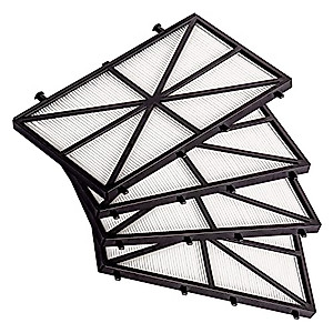 SUNRRA Ultra Fine Filters Compatible with Dolphin Nautilus CC Plus, M200 / M400 / M500, Part# 9991432-R4, Pleated Pool Cleaner Replacement Part, 4 Packs