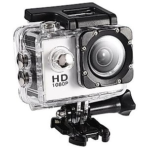 haillusty Waterproof Outdoor Sports Camera - Full Camcorder with Rechargeable Battery Mounting Accessories Kit Included