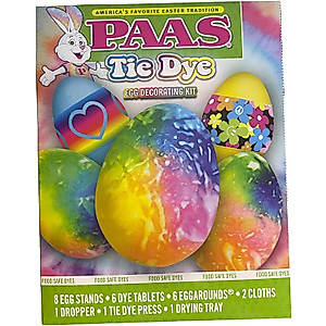 PAAS Tie Dye Easter Egg Decorating Kit - America's Favorite Easter Tradition
