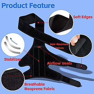 dreamynini Dog Knee Brace for Torn Acl Hind Leg, Dog Hip Support Brace for Cruciate Ligament Injury, Hip Dysplasia, Better Recovery with Adjustable Dog Leg Braces for Back Leg or Front Leg - Medium