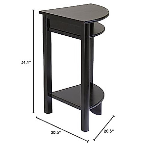 Winsome Liso Corner Desk, Espresso