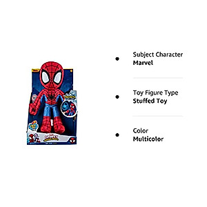 Spidey and His Amazing Friends Marvel’s Web Flash Spidey Plush - 9-Inch Plush with Light Up Signal - Toys Featuring Your Friendly Neighborhood Spideys