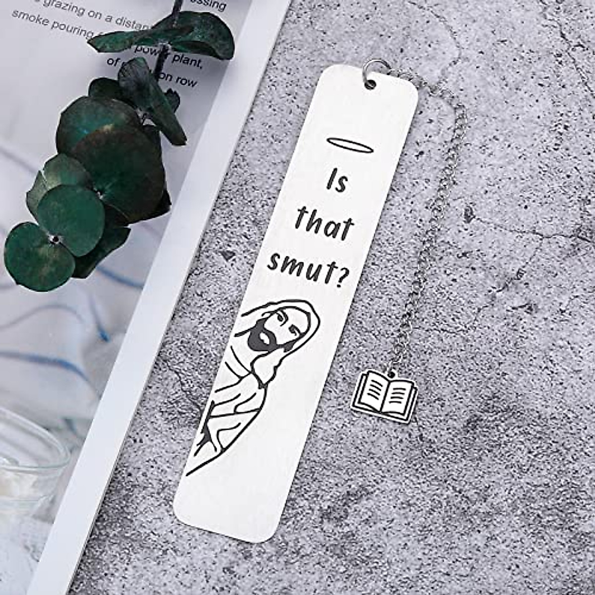 Funny Bookmark Gift for Men Woman Book Lover Best Friend Humor Peeking Jesus Book Marker Easter Christian Baptism Gift for Adults Teen Boys Girl Kids Birthday Graduation Christmas Gift Sister Her Him