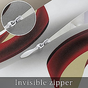 Maliyand Body Pillow Covers,Sexy Red High Heels Pattern Decorative Pillow Cover Pillow Case Cushion Cover for Bed Sofa Couch Home Decor 20"x26"