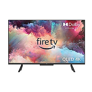 All-new Amazon Fire TV 43" Omni QLED Series 4K UHD smart TV, Dolby Vision IQ, hands-free with Alexa