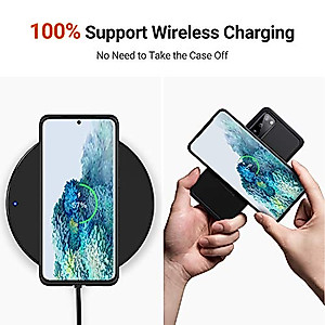 TORRAS Shockproof Samsung Galaxy S20 FE 5G Case - Military Drop Protection, Silky Touch, Translucent Matte, Mystic Black