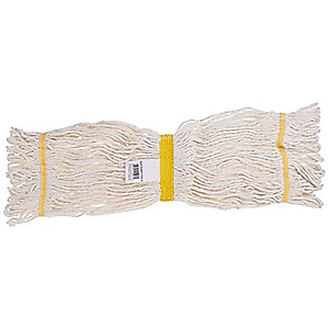 Genuine Joe GJOSWH1B, Narrow Band Blend Small White Mophead