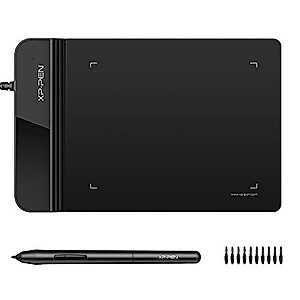 Drawing Tablet XPPen G430S OSU Tablet Graphic Drawing Tablet with 8192 Levels Pressure Battery-Free Stylus, 4 x 3 inch Ultrathin Tablet for OSU Game, Online Teaching Compatible with Window/Mac Black