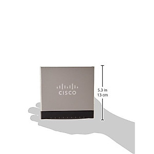 Cisco SG200-08P 8-port (4 Reg + 4 PoE) Gigabit PoE Smart Switch (SLM2008PT-NA)