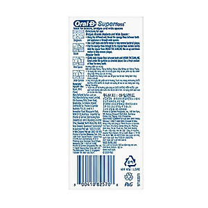 Oral-B Super Floss Mint Dental Floss for Braces Bridges - 50 Strips ( Packs 3 )