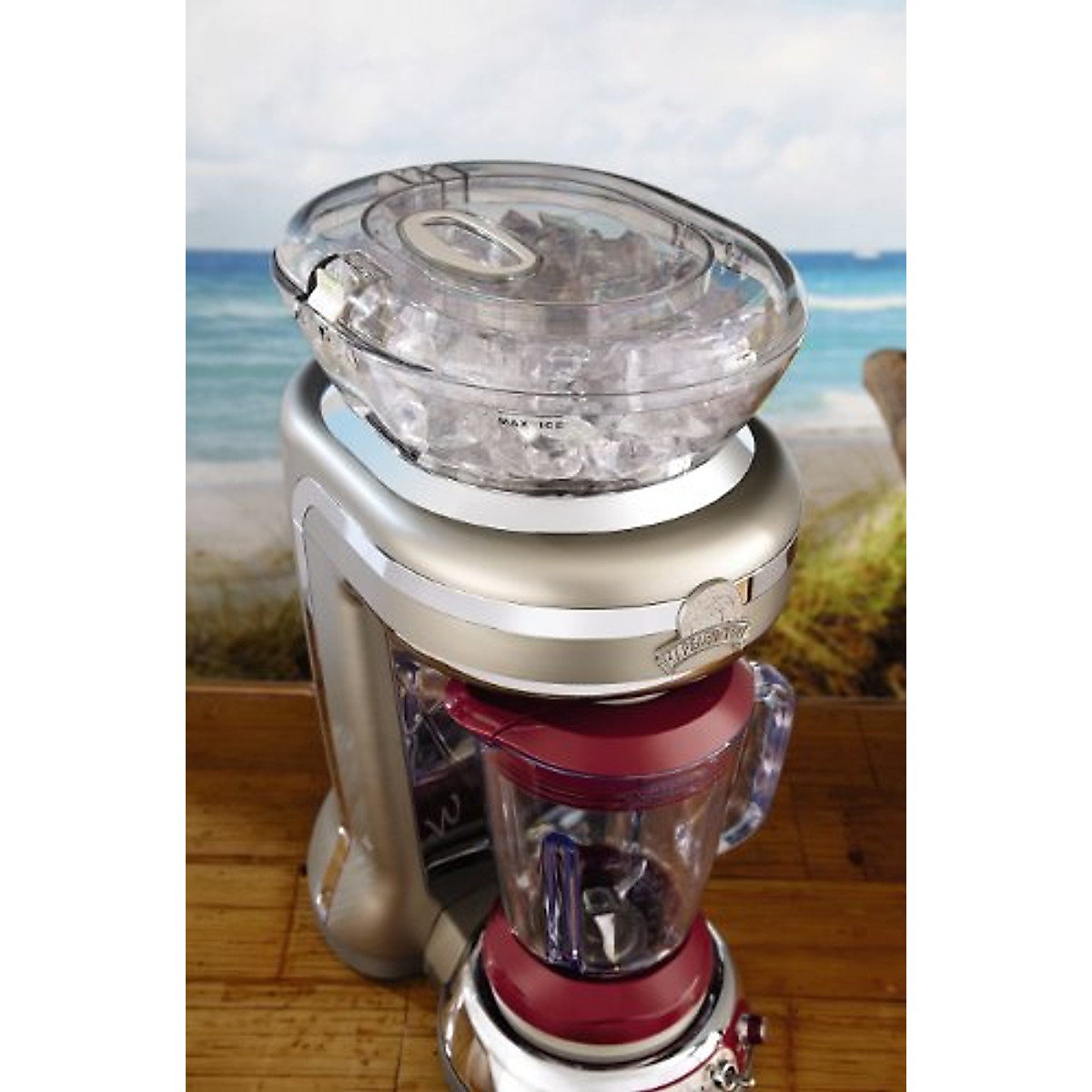 Margaritaville Fiji Frozen Concoction Maker with Easy Pour Jar and Party Guide